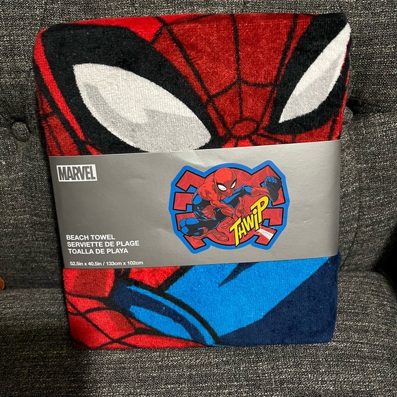 Marvel | Accessories | Marvel Spiderman Beach Towel | Poshmark